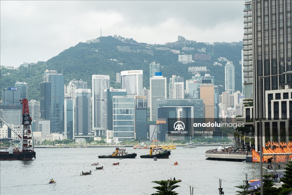 Hong Kong'da Uluslararası Dragon Bot Yarışları - Anadolu Ajansı
