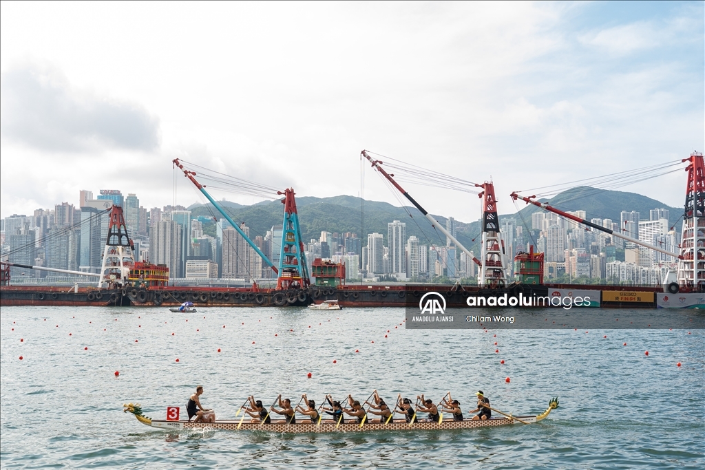 Hong Kong'da Uluslararası Dragon Bot Yarışları - Anadolu Ajansı