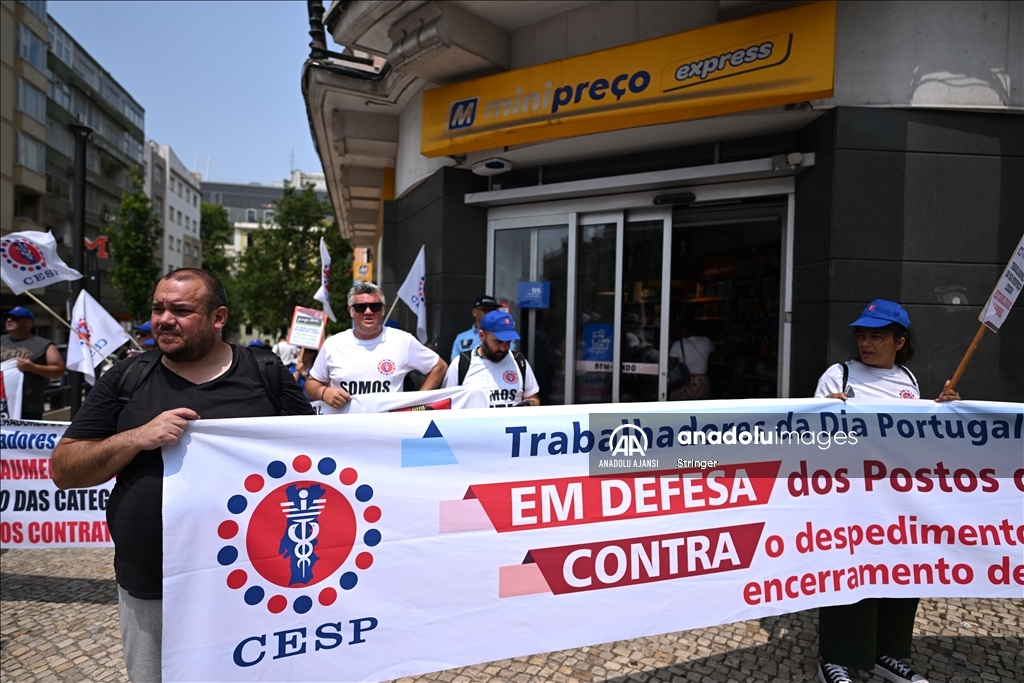 Lizbon'da protesto düzenlendi - Anadolu Ajansı