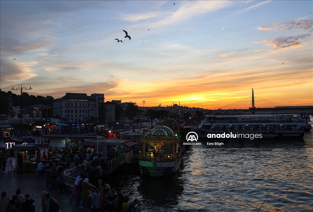 İstanbul'da gün batımı - Anadolu Ajansı