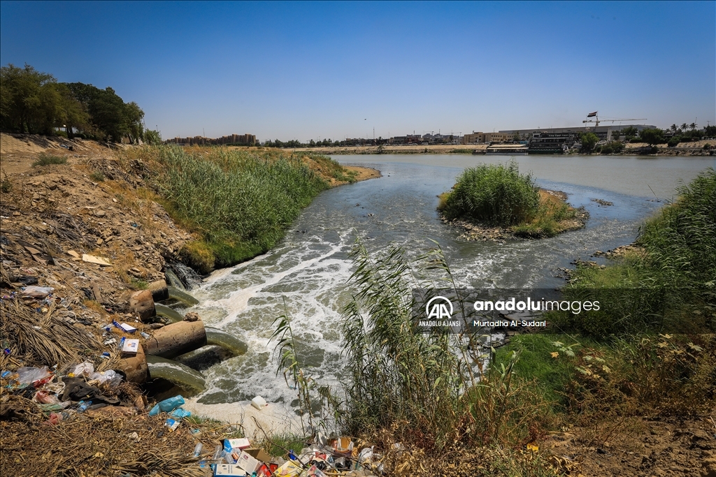 Irak’ta Dicle Nehri’ndeki kirlilik yaşamı tehdit ediyor - Anadolu Ajansı