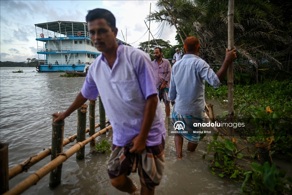 Yükselen deniz suları Bangladeş'in kıyı kesimlerini olumsuz etkiledi - Anadolu Ajansı