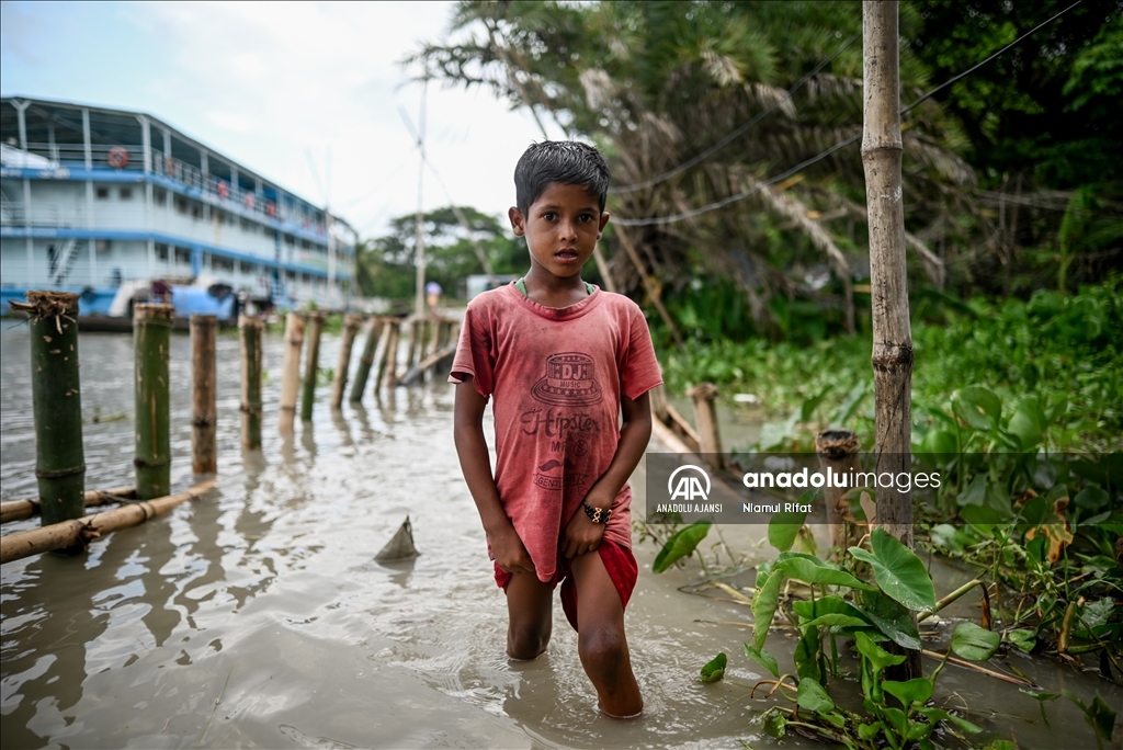 Yükselen deniz suları Bangladeş'in kıyı kesimlerini olumsuz etkiledi - Anadolu Ajansı
