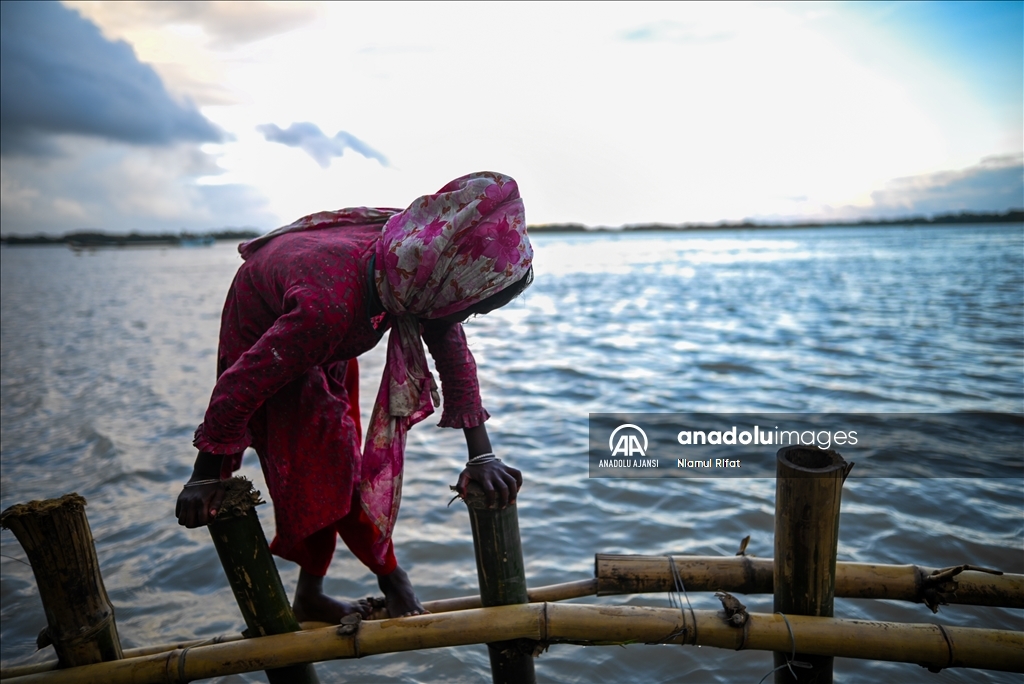 Yükselen deniz suları Bangladeş'in kıyı kesimlerini olumsuz etkiledi - Anadolu Ajansı