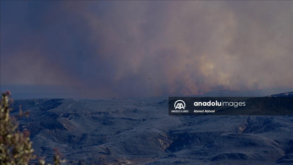 Rodos Adası'ndaki yangının söndürme çalışmaları devam ediyor - Anadolu ...