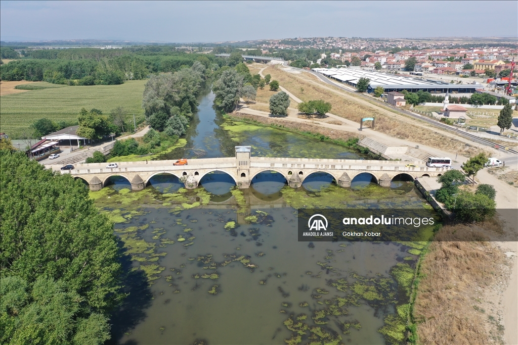 Edirne'de Meriç ve Tunca nehirlerinin su seviyesi düştü - Anadolu Ajansı