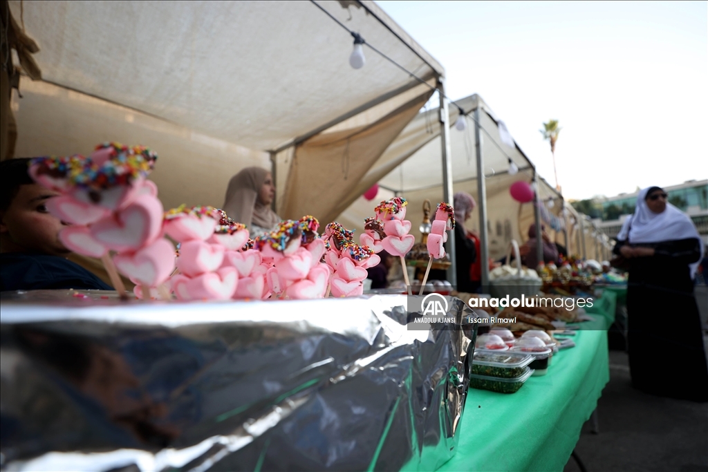 Ramallah'ta "Al Harajah" pazarı - Anadolu Ajansı
