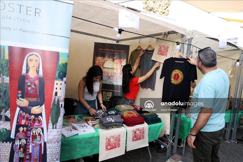 Ramallah'ta "Al Harajah" pazarı - Anadolu Ajansı