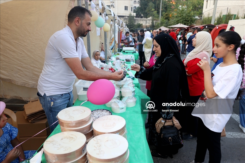 Ramallah'ta "Al Harajah" pazarı - Anadolu Ajansı