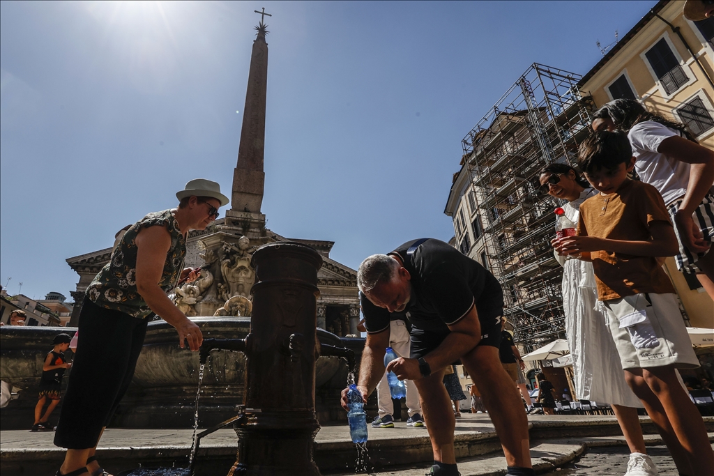 Heatwave in Italy - Anadolu Ajansı