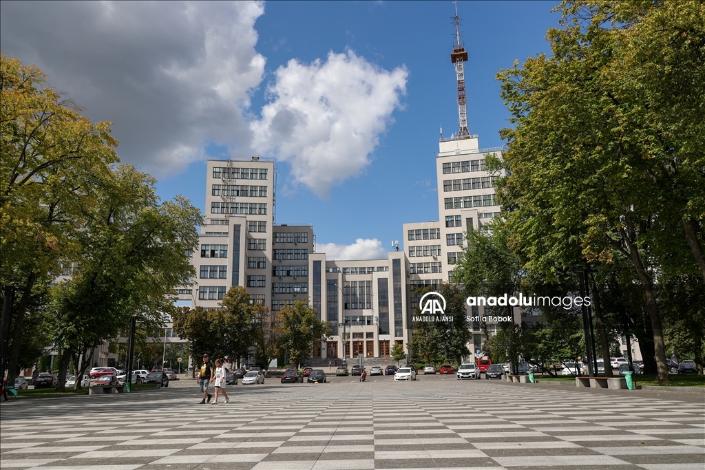 Ukrayna'nın Harkiv kentinde savaşın izleri - Anadolu Ajansı