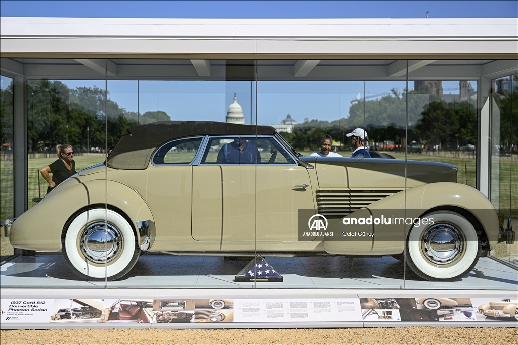 1937 model Cord 812 Cabrio Phaeton Sedan, Washington'da sergilendi ...