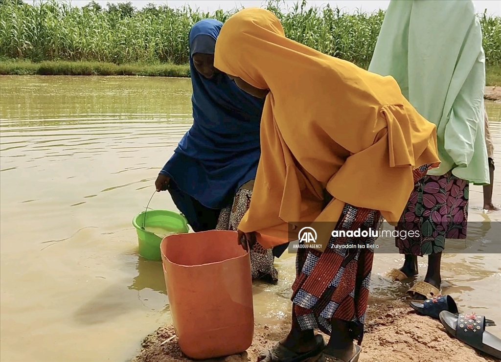 Walking kilometers to access clean water in Nigeria's Kano - Anadolu Ajansı