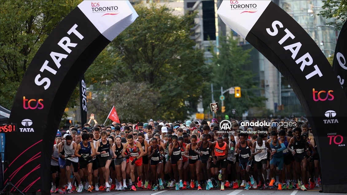 2023 Toronto Waterfront Maratonu - Anadolu Ajansı