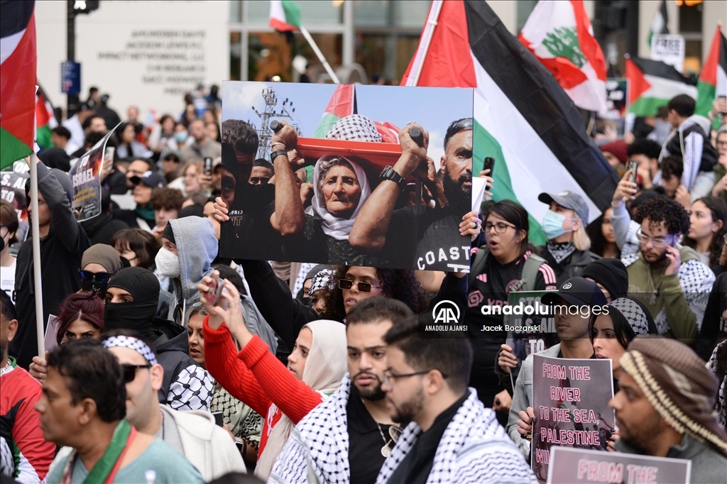 Chicago'da Filistin’e destek gösterisi düzenlendi - Anadolu Ajansı