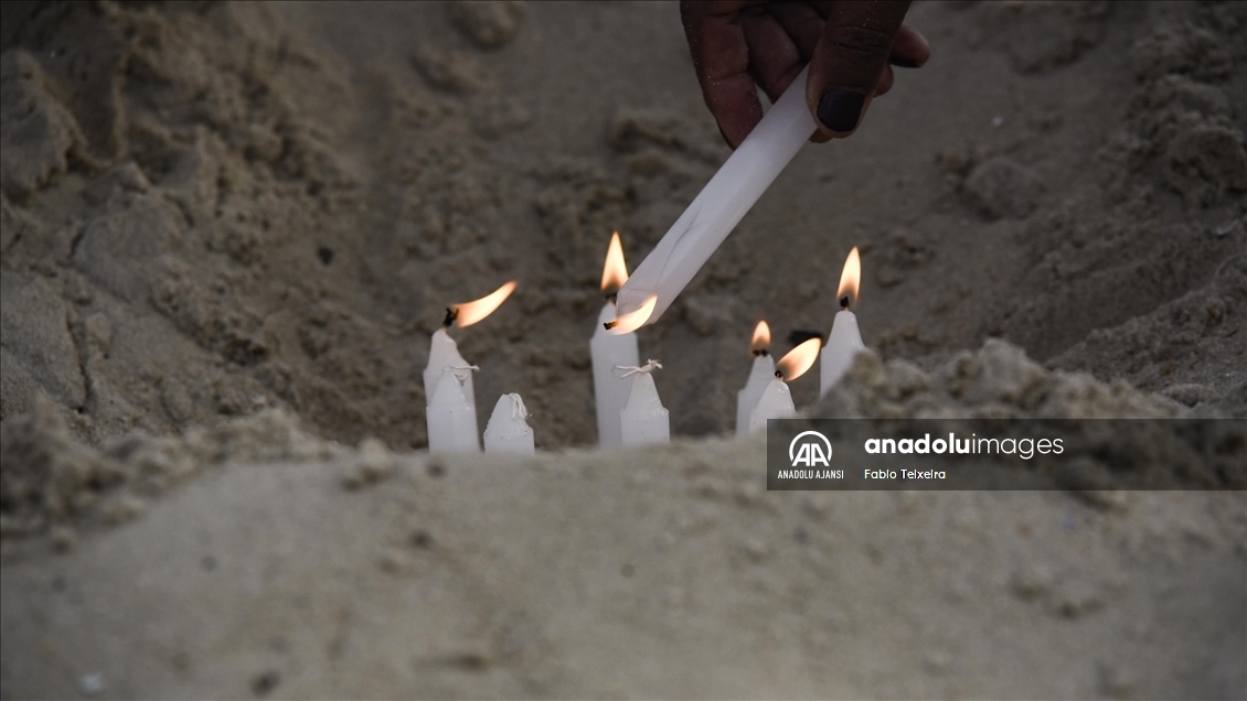 Rio de Janerio'da geleneksel Lemanja Festivali gerçekleşti - Anadolu Ajansı