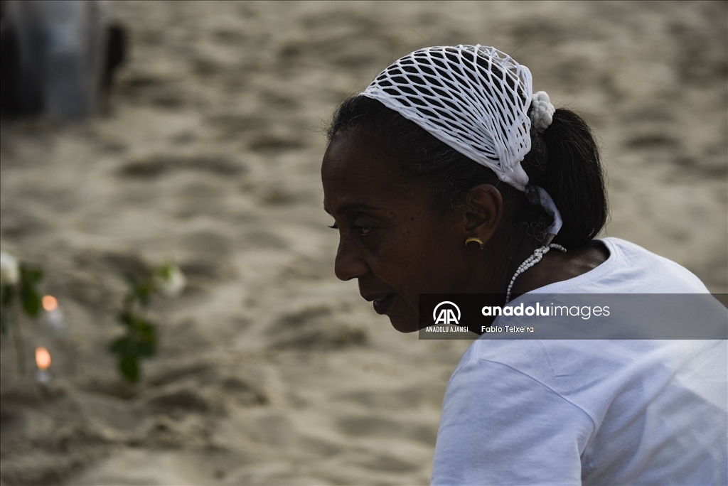 Rio de Janerio'da geleneksel Lemanja Festivali gerçekleşti - Anadolu Ajansı