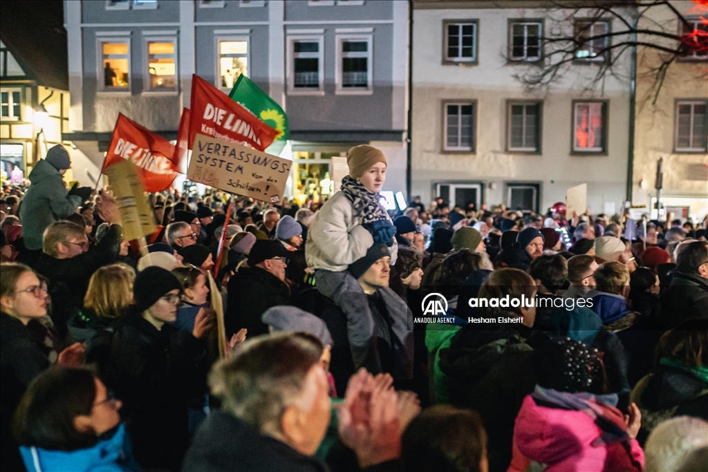 Protest against far-right Alternative for Germany (AFD) political party ...