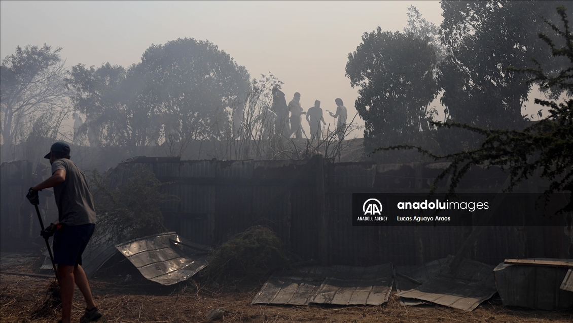 Forest fires affect central-southern Chile - Anadolu Ajansı