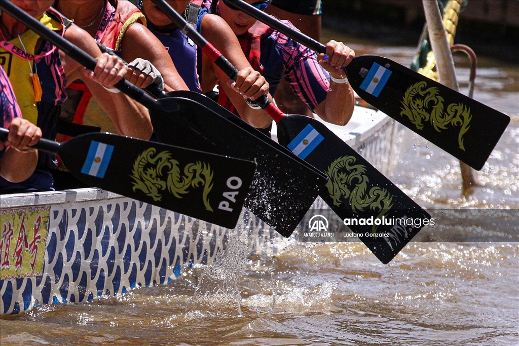 Arjantin'de "Dragon Boat" yarışları - Anadolu Ajansı