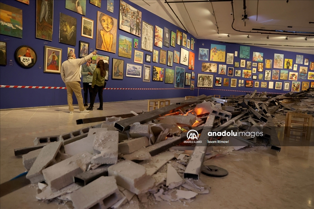 Batı Şeria'da Gazze sergisi - Anadolu Ajansı