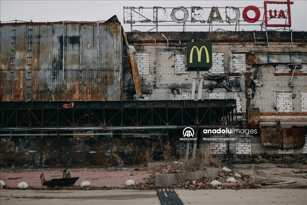 Traces of Russia-Ukraine war in Kherson's Antonivka village - Anadolu ...