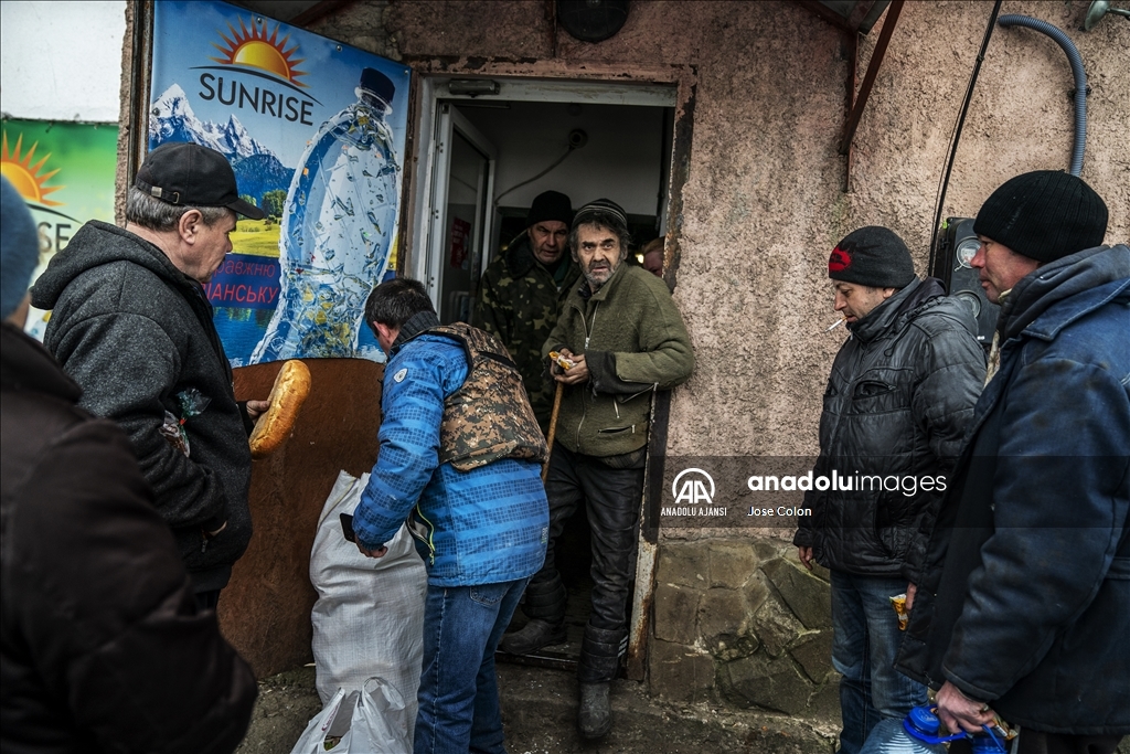 Ukrayna'nın Ocheretyne kentinde savaşın izleri - Anadolu Ajansı