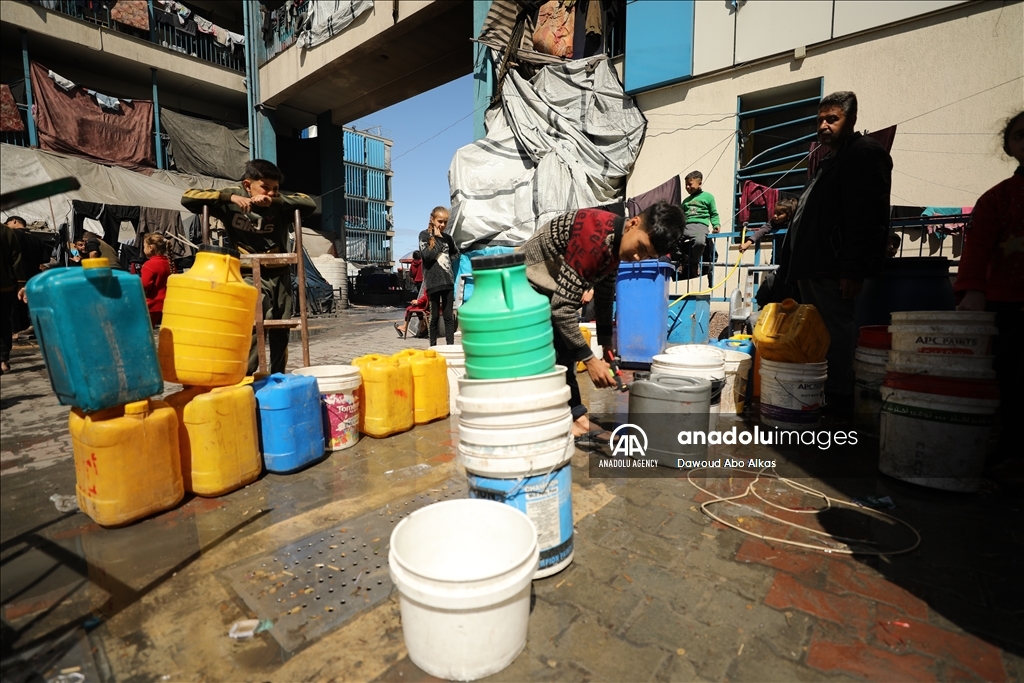 Water shortage continues in Gaza amid Israeli attacks - Anadolu Ajansı