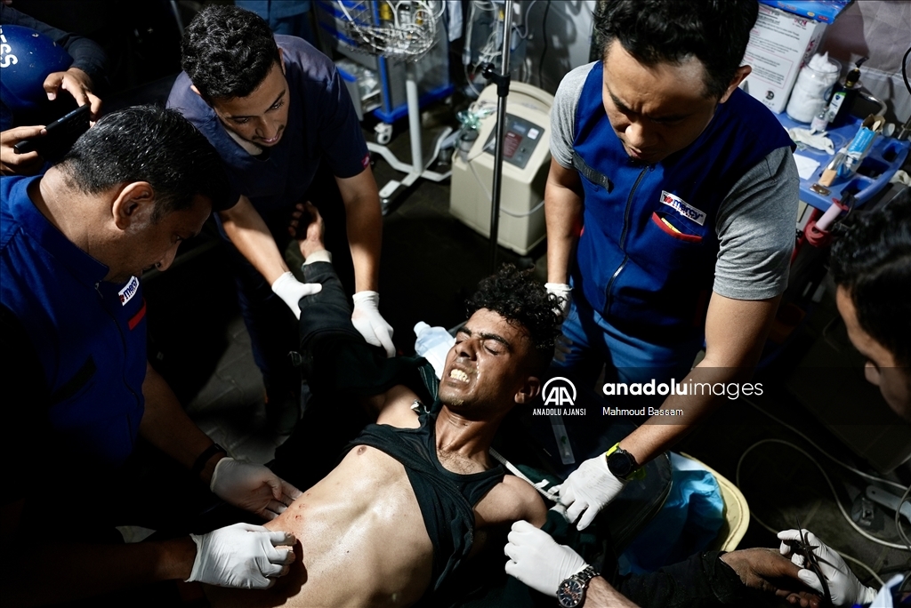 İsrail ordusunun Gazze'ye yönelik saldırıları sürüyor - Anadolu Ajansı