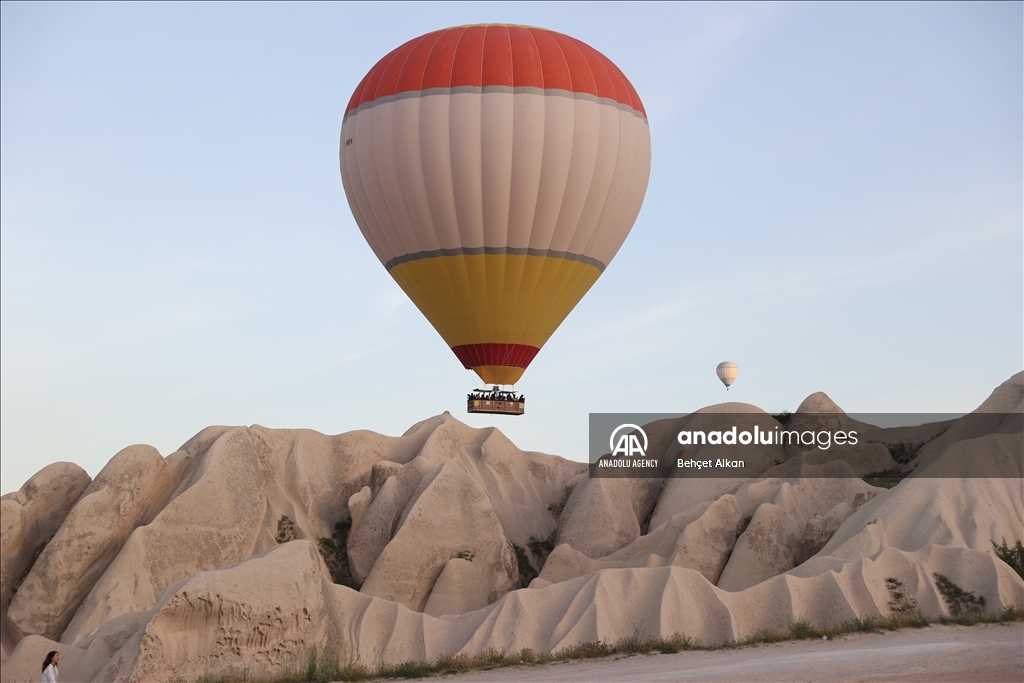 Hot air balloons in Turkiye's Cappadocia - Anadolu Ajansı