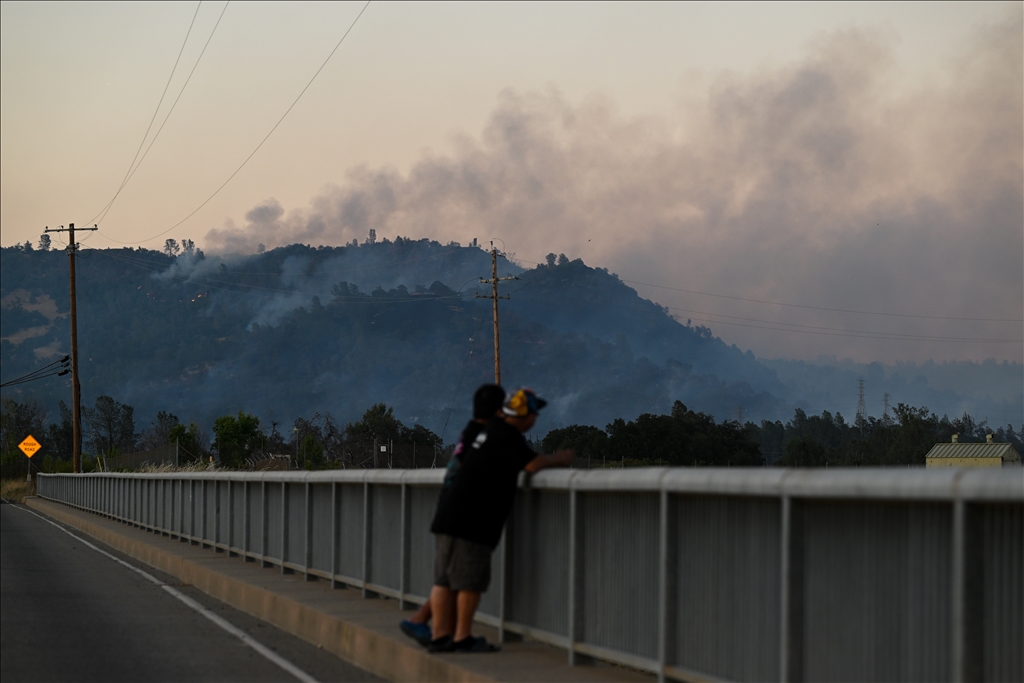 Thompson Fire: Wildfire in Butte County of California - Anadolu Ajansı