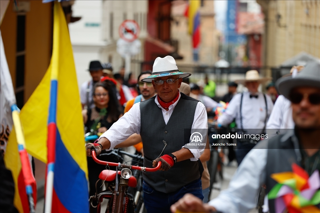 Bogota'da 14. "CicloPaseo Cachaco" etkinliği - Anadolu Ajansı
