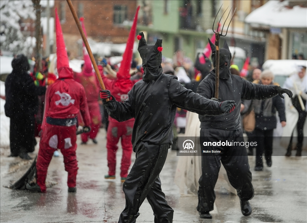 Vevcani Carnival in North Macedonia - Anadolu Ajansı