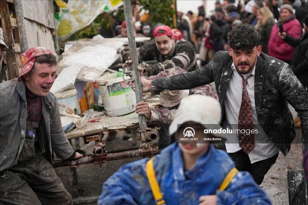 Vevcani Carnival in North Macedonia - Anadolu Ajansı