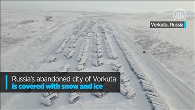 Russia’s ghost city Vorkuta covered with snow and ice - Anadolu Ajansı