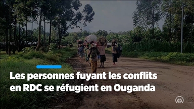 Les personnes fuyant les conflits en RDC se réfugient en Ouganda ...