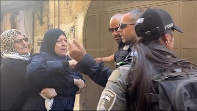 Israeli forces attack Muslim women in Jerusalem - Anadolu Ajansı