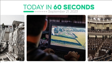 Today in 60 seconds - Sept. 21, 2023 - Anadolu Ajansı