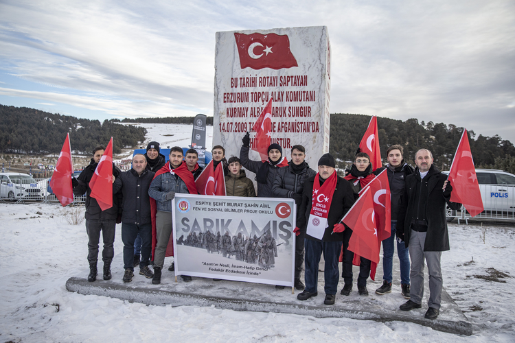 Sarıkamış'ta "Biz Hep Aynı İzdeyiz" yürüyüşü gerçekleştirildi