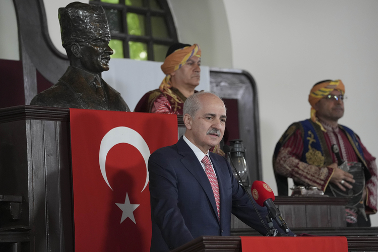 TBMM'nin açılışının 104. yıl dönümü dolayısıyla Birinci Meclis'te anma ...