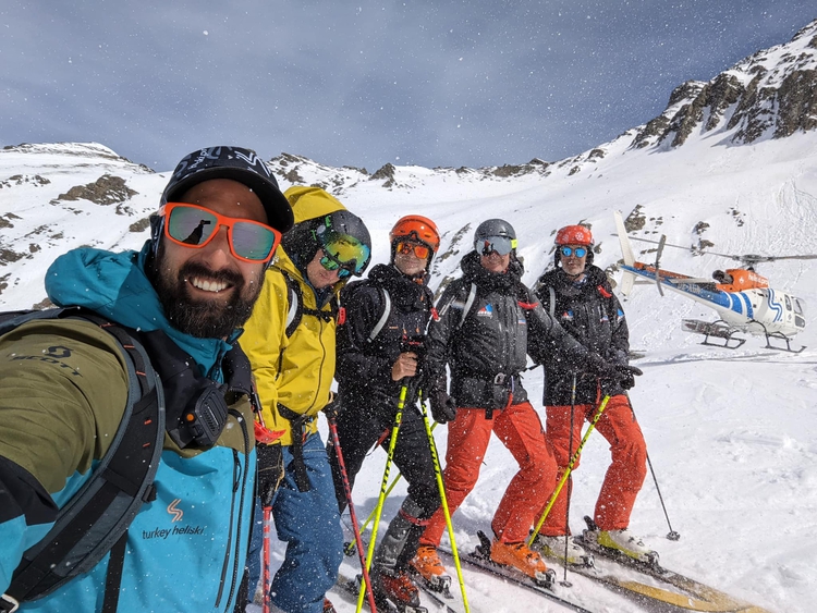 Kaçkar Dağları'nda "heliski" heyecanı sona erdi