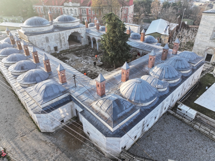 Edirne'de restorasyonu süren Peykler Medresesi müze ve Genç Ofis olarak ...